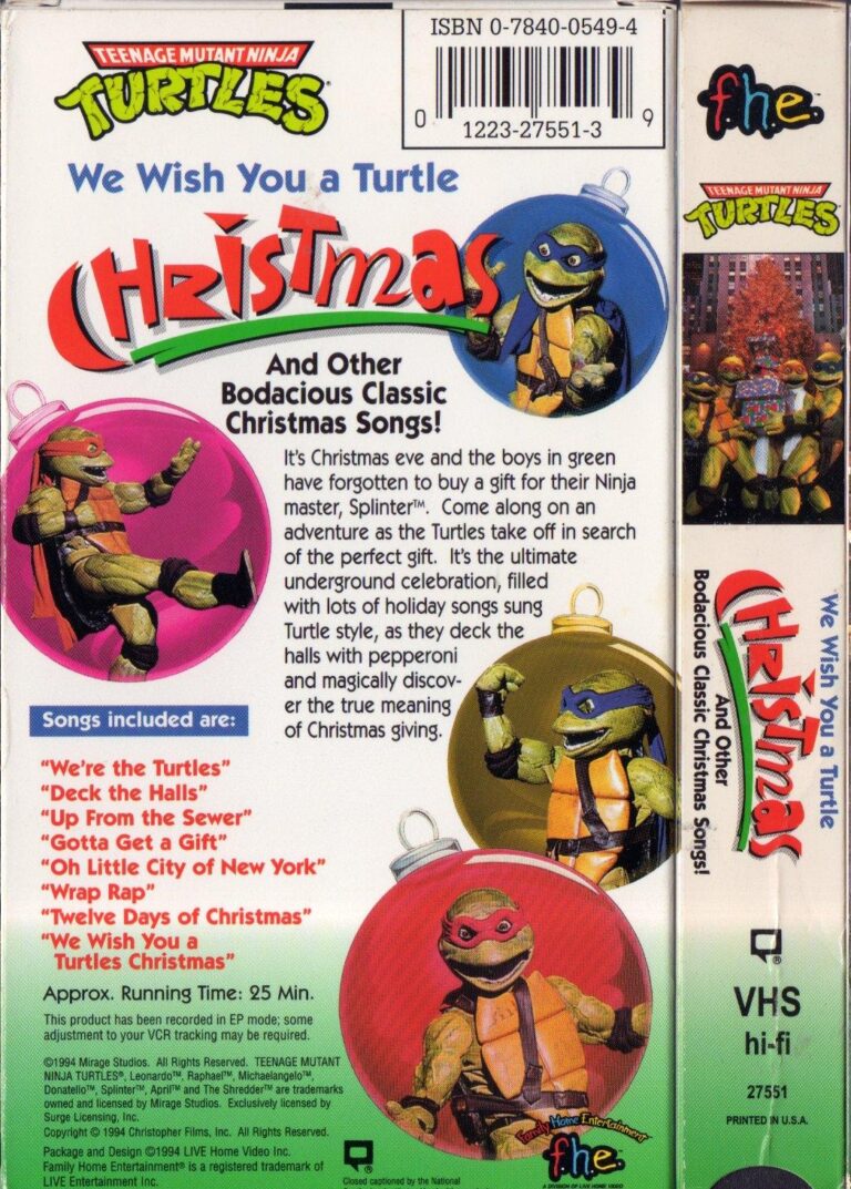 Musical Ninja Turtles: We Wish You A Turtle Christmas & Turtle Tunes ...